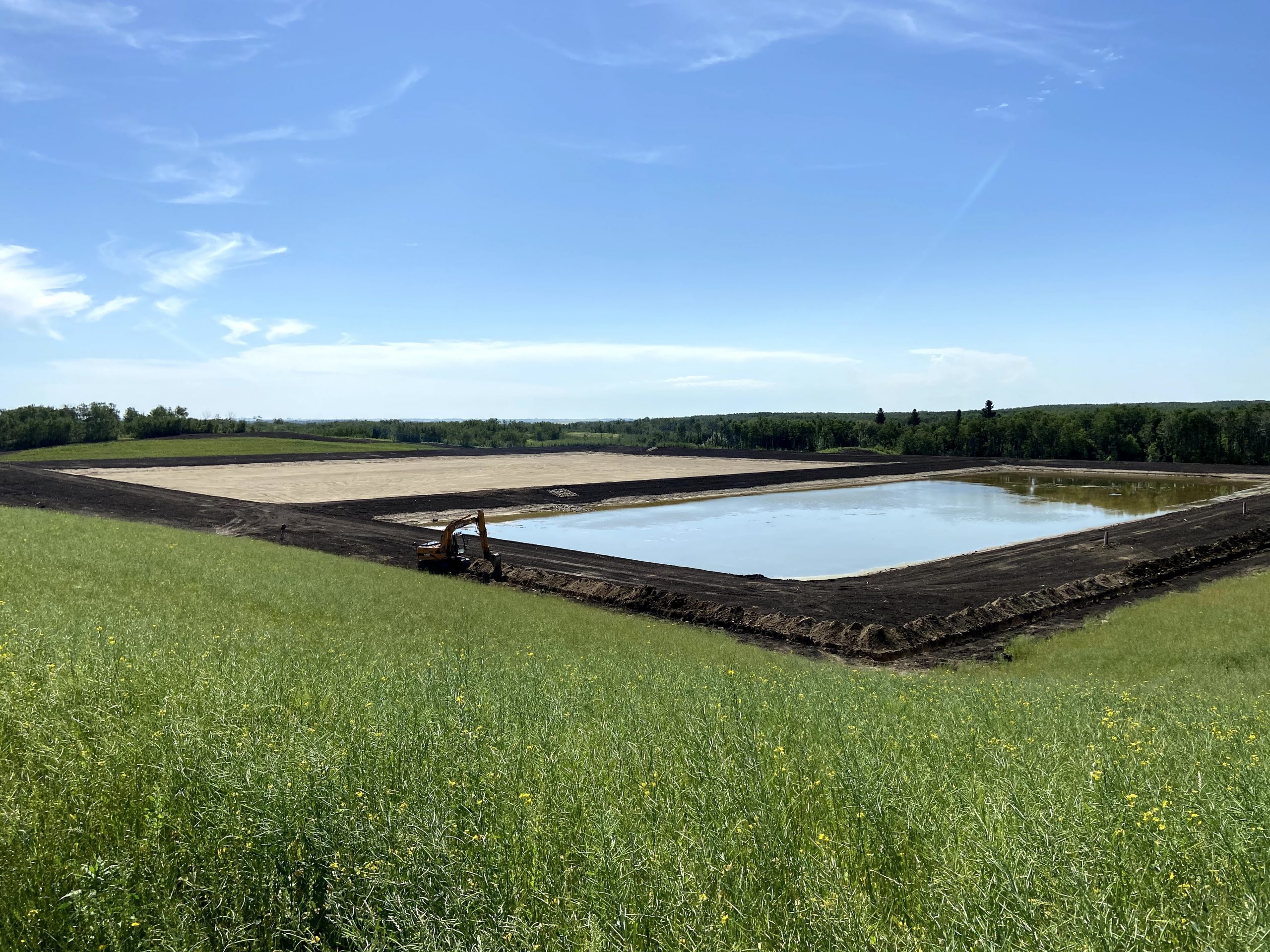 Lagoons and SPS at Muskeg Lake - Celtic Contracting Ltd